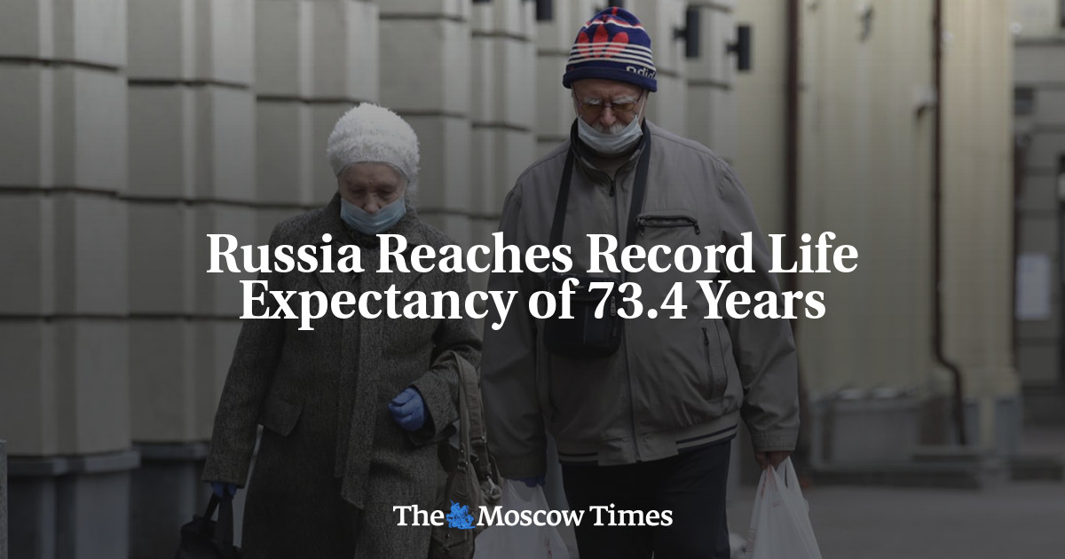 Russia Reaches Record Life Expectancy of 73.4 Years - The Moscow Times