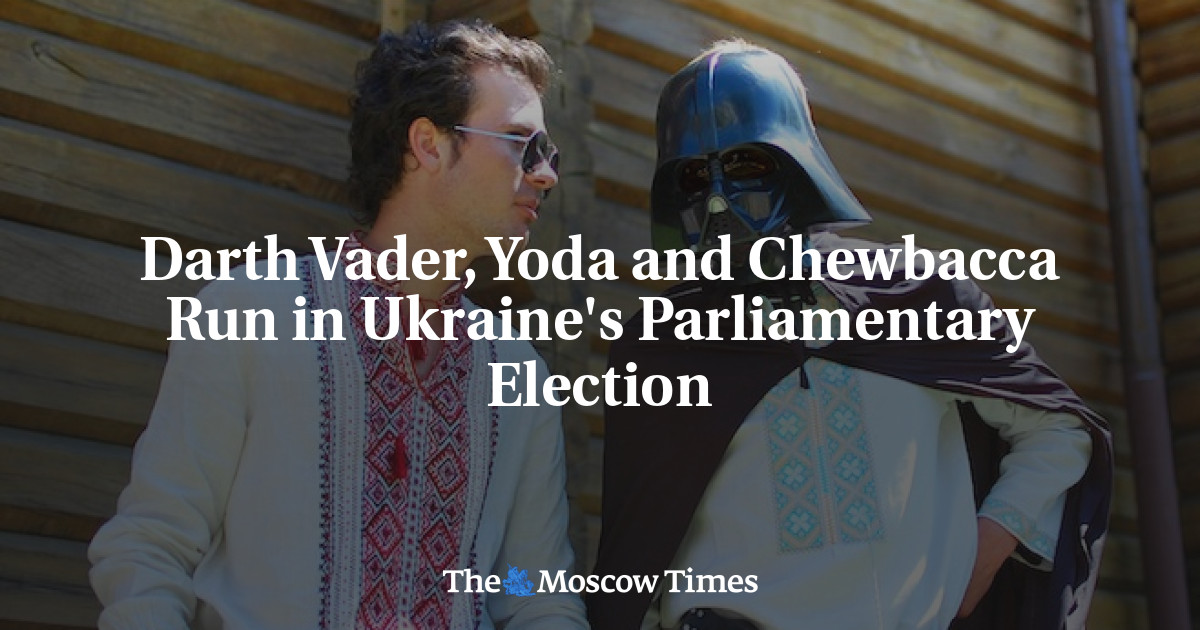 Darth Vader, Yoda and Chewbacca Run in Ukraine's Parliamentary Election