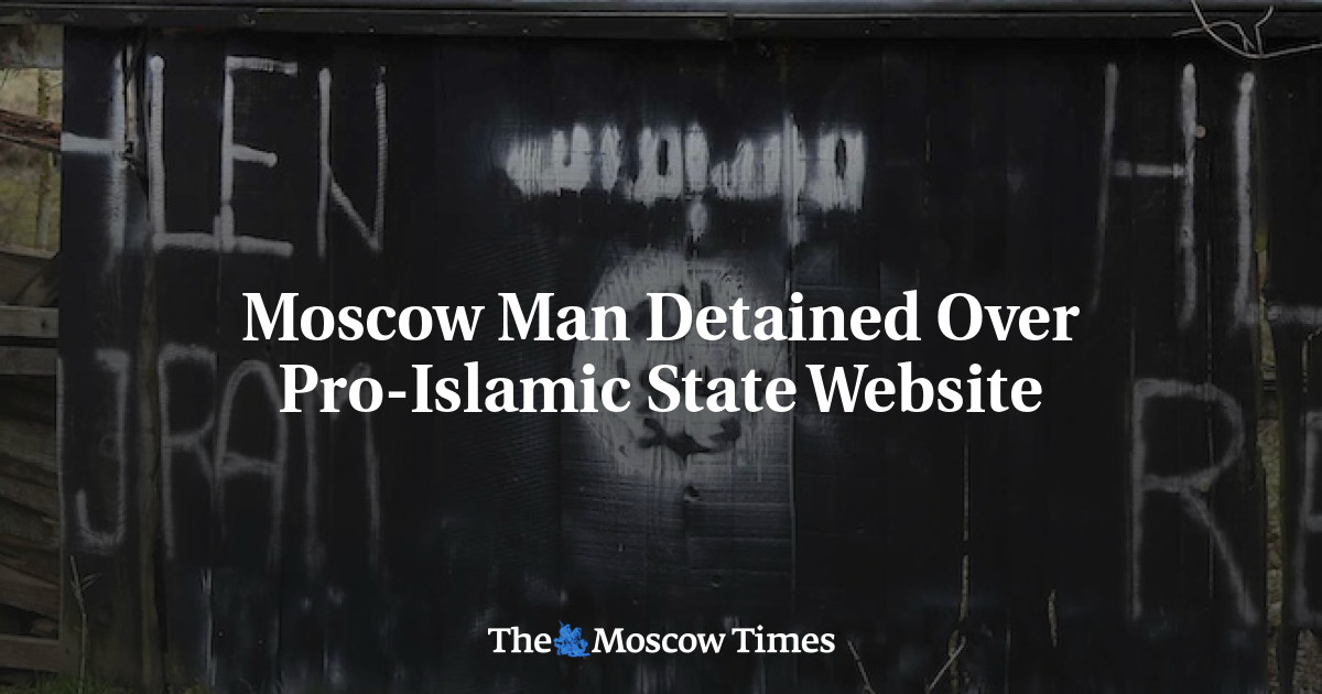 Moscow Man Detained Over Pro-Islamic State Website