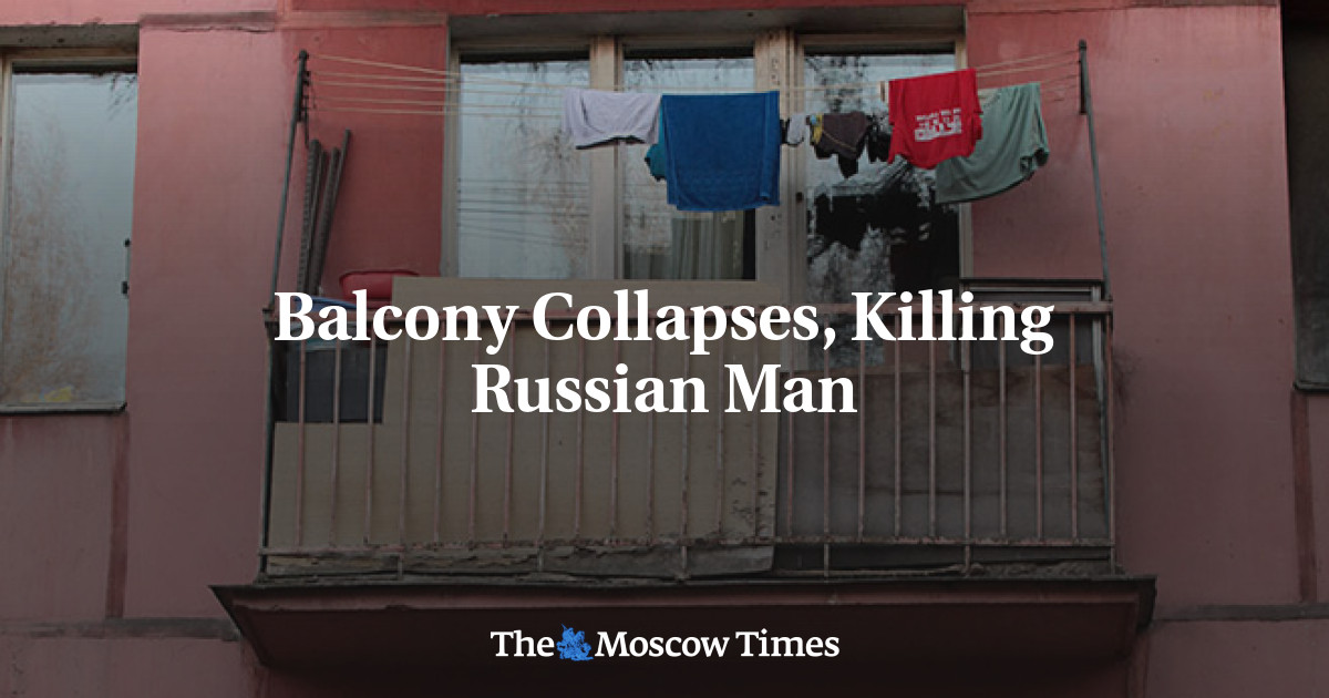 Balcony Collapses, Killing Russian Man