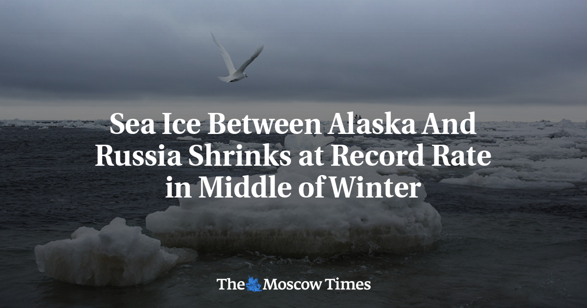 Sea Ice Between Alaska And Russia Shrinks at Record Rate in Middle of ...