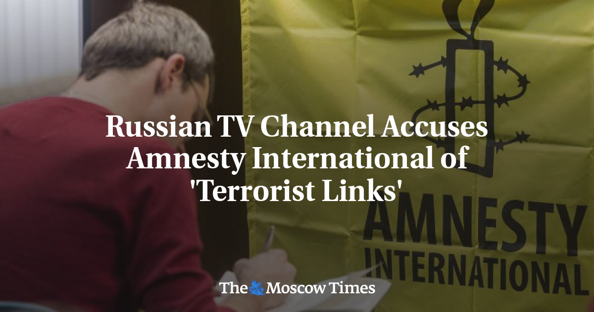 Russian TV Channel Accuses Amnesty International of 'Terrorist Links'