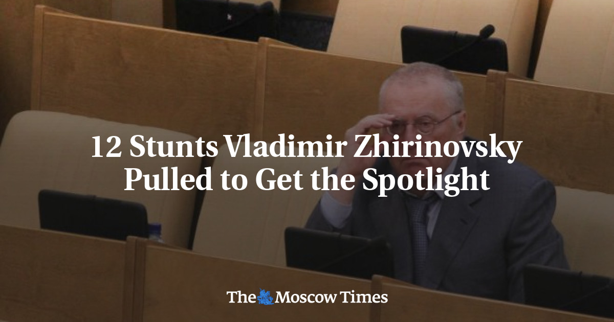 12 Stunts Vladimir Zhirinovsky Pulled to Get the Spotlight