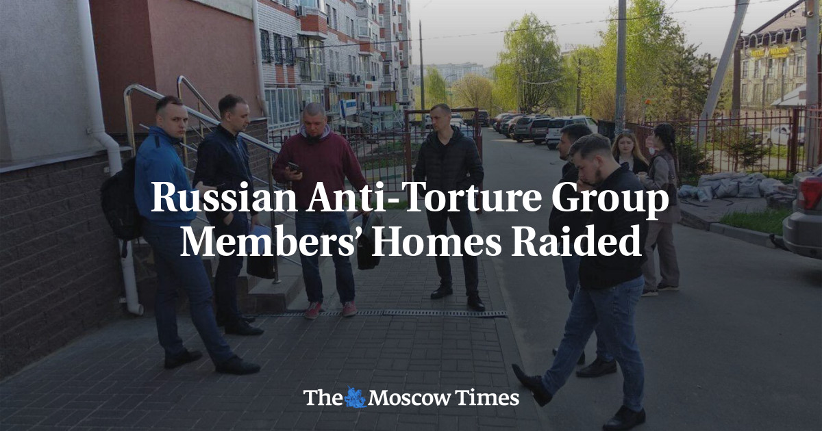 Russian Anti-Torture Group Members’ Homes Raided - The Moscow Times