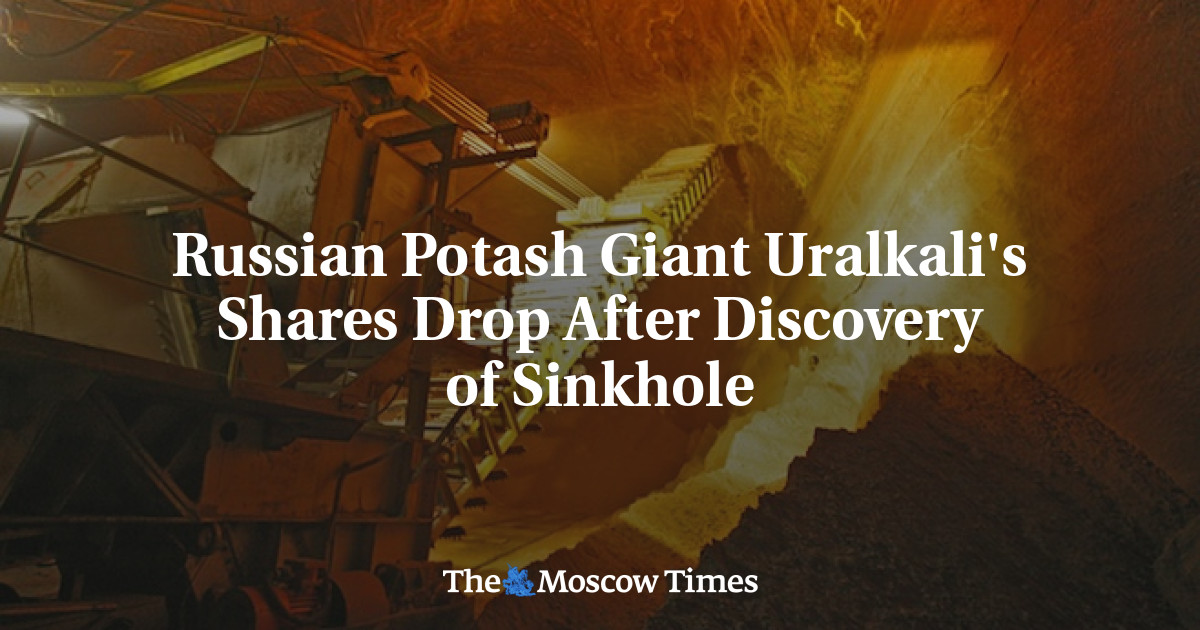 Russian Potash Giant Uralkali's Shares Drop After Discovery of Sinkhole