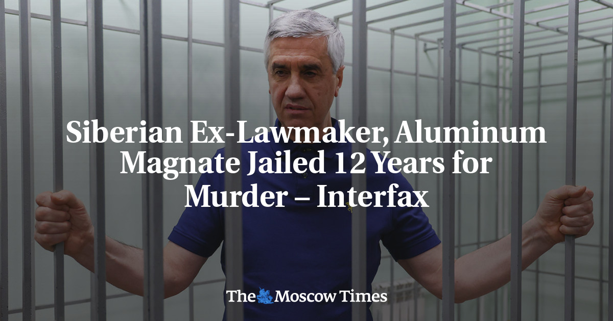 Siberian Ex-Lawmaker, Aluminum Magnate Jailed 12 Years for Murder ...