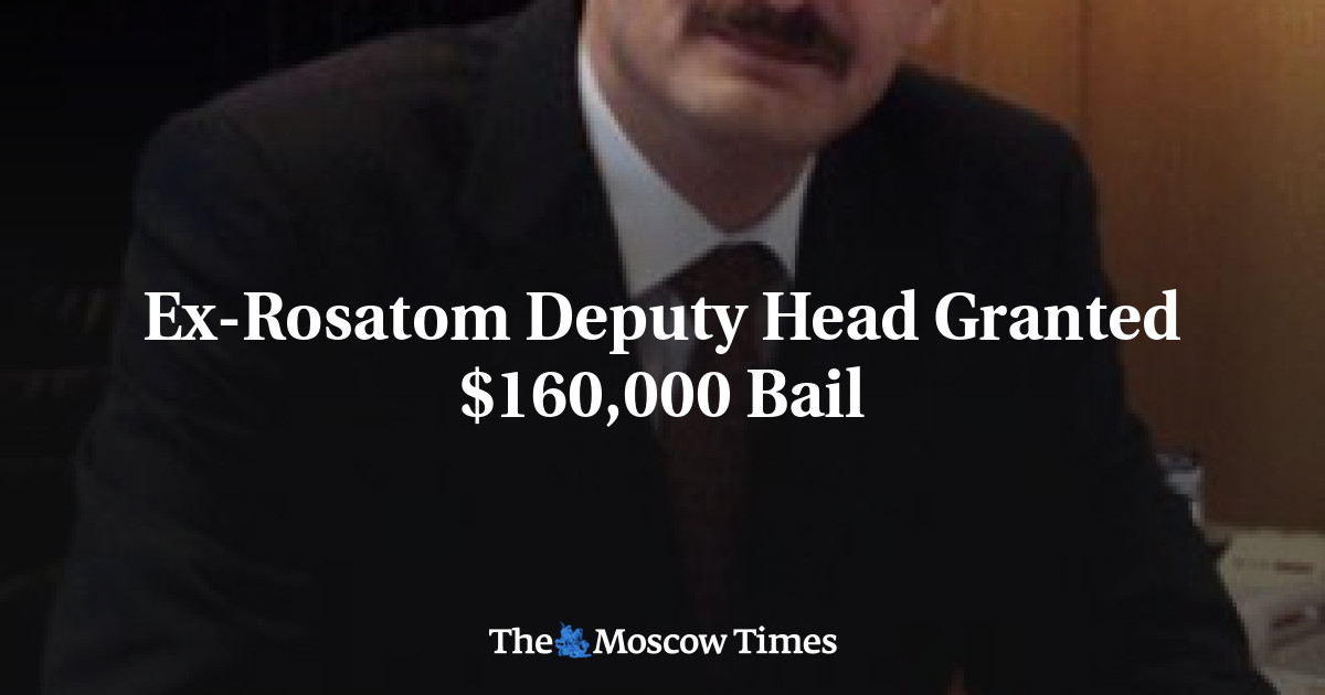 Ex-Rosatom Deputy Head Granted $160,000 Bail