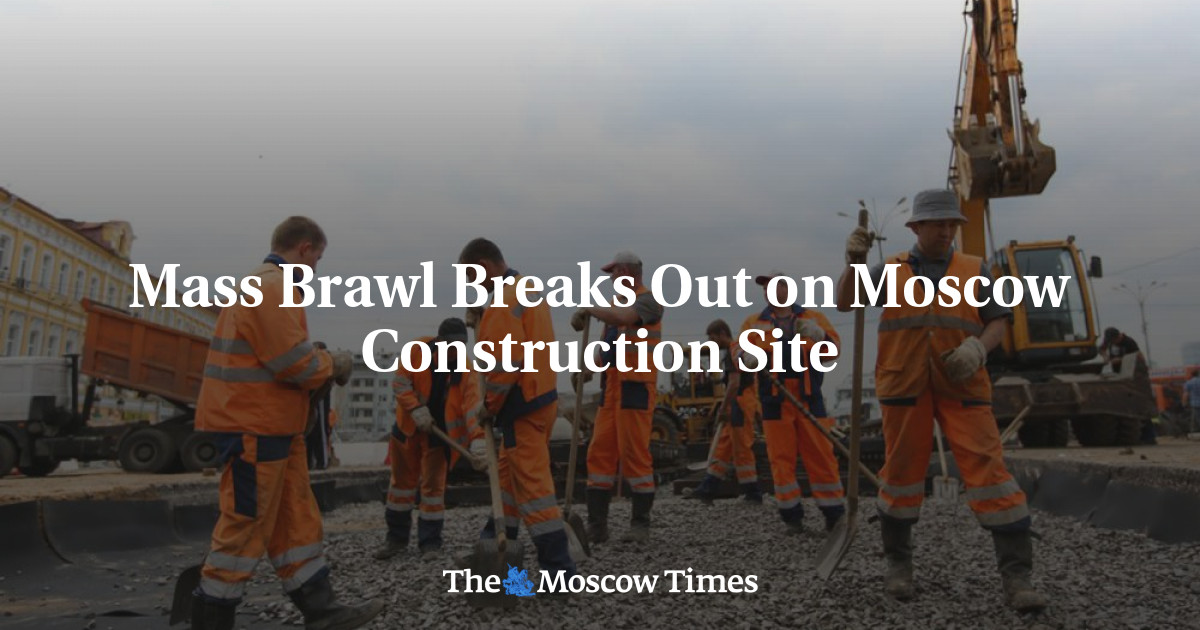 Mass Brawl Breaks Out on Moscow Construction Site