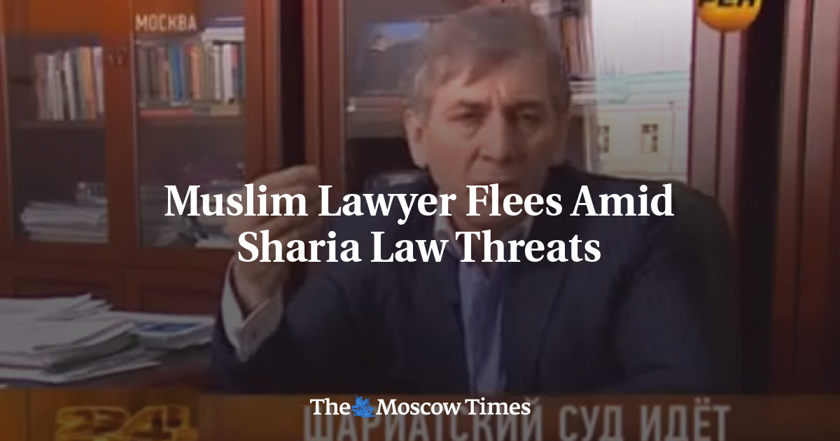 Muslim Lawyer Flees Amid Sharia Law Threats