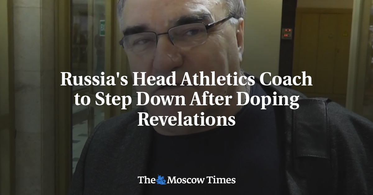 Russia's Head Athletics Coach to Step Down After Doping Revelations