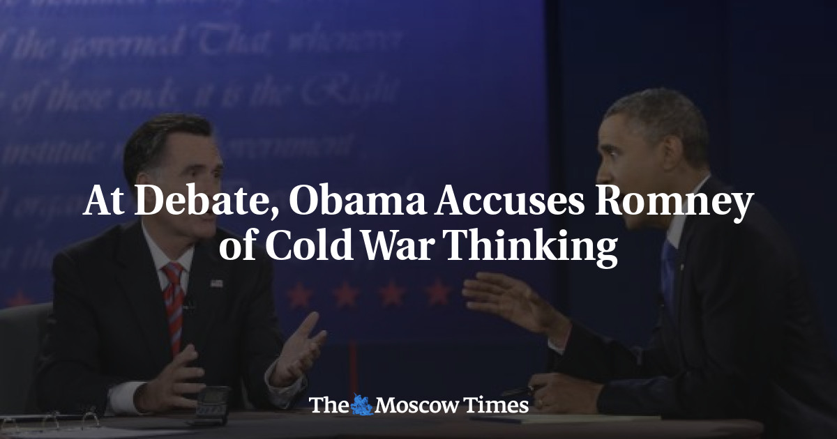 At Debate, Obama Accuses Romney of Cold War Thinking