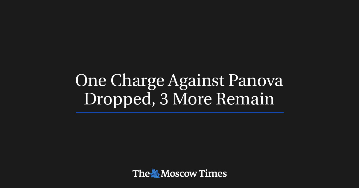 One Charge Against Panova Dropped, 3 More Remain