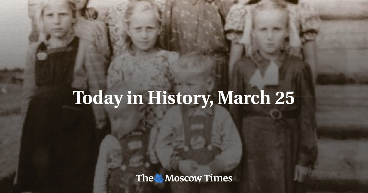 Today in History, March 25