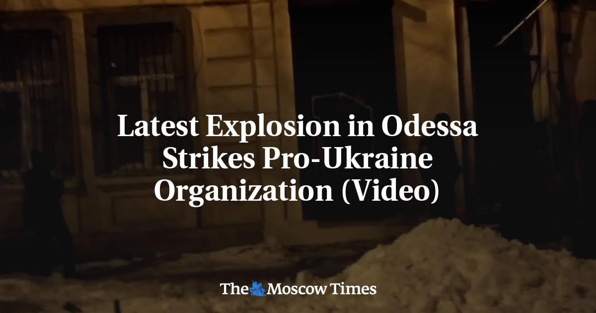 Latest Explosion in Odessa Strikes Pro-Ukraine Organization (Video)