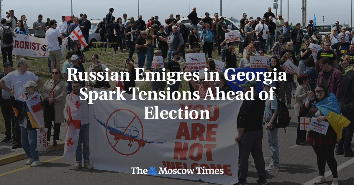 Russian Emigres in Georgia Spark Tensions Ahead of Election - The ...