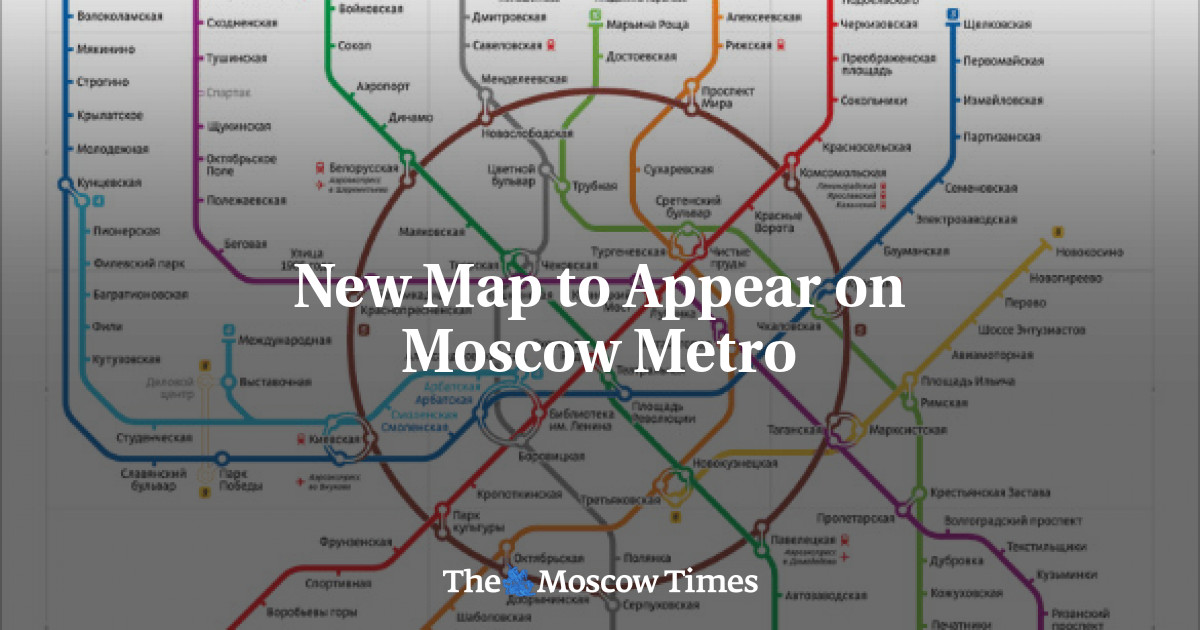 New Map to Appear on Moscow Metro
