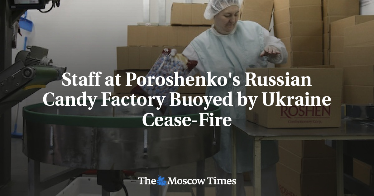 Staff at Poroshenko's Russian Candy Factory Buoyed by Ukraine Cease-Fire