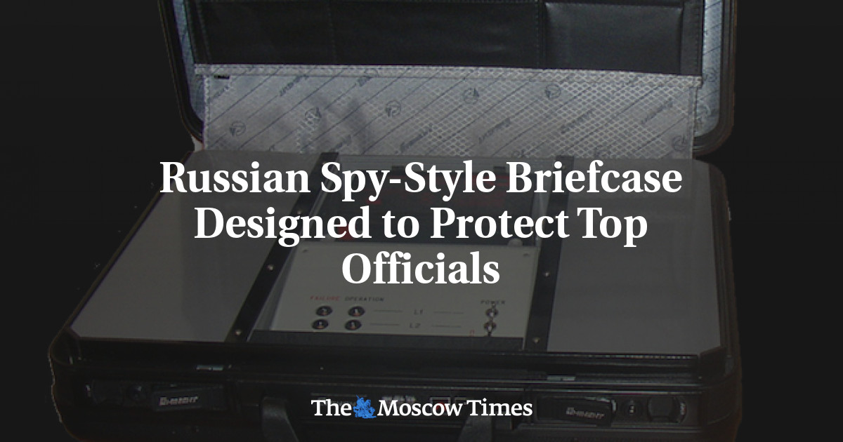 Russian Spy-Style Briefcase Designed to Protect Top Officials