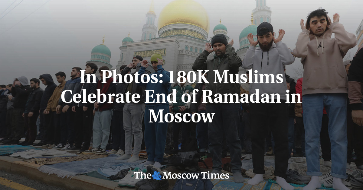 In Photos: 180K Muslims Celebrate End of Ramadan in Moscow - The Moscow ...