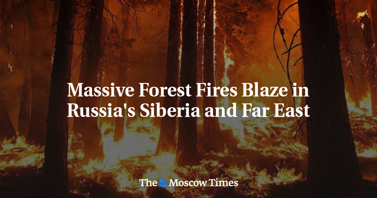 Massive Forest Fires Blaze in Russia's Siberia and Far East