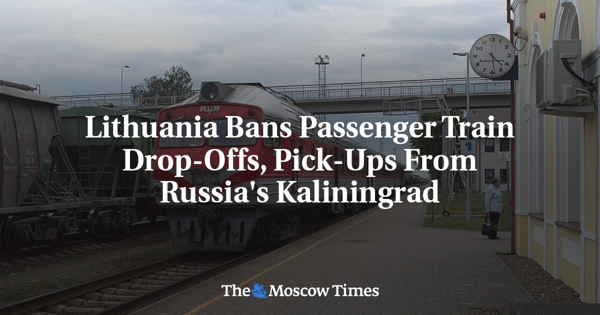 Lithuania Bans Passenger Train Drop-Offs, Pick-Ups From Russia's ...
