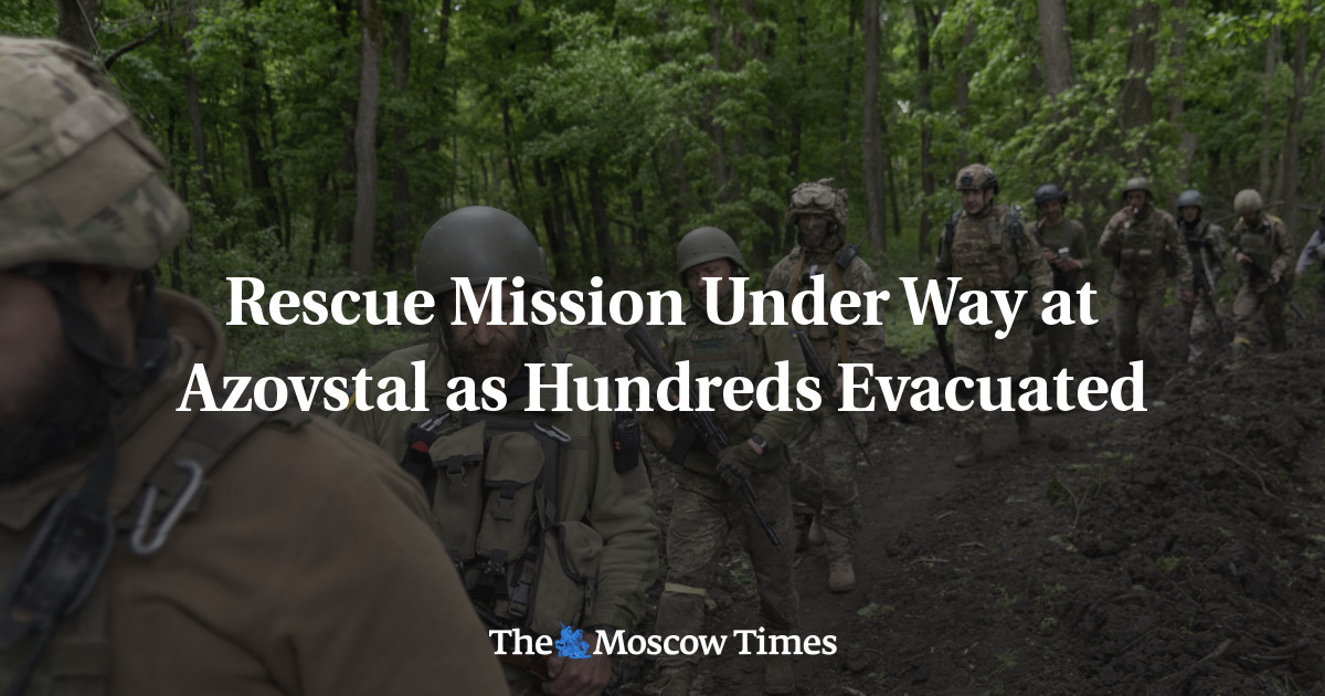 Rescue Mission Under Way at Azovstal as Hundreds Evacuated - The Moscow ...