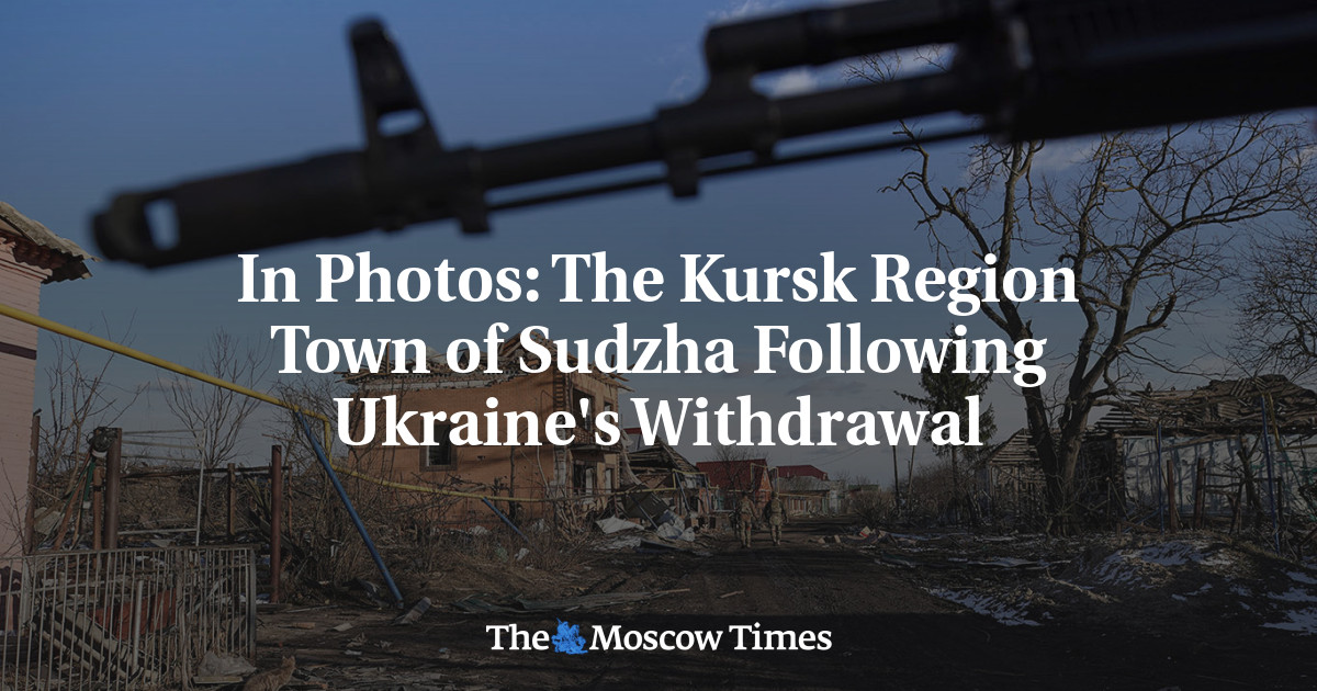 In Photos: The Kursk Region Town of Sudzha Following Ukraine's ...