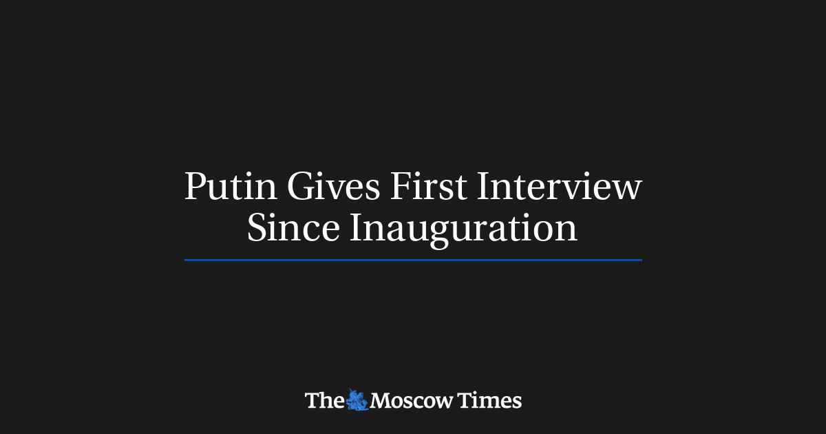 Putin Gives First Interview Since Inauguration