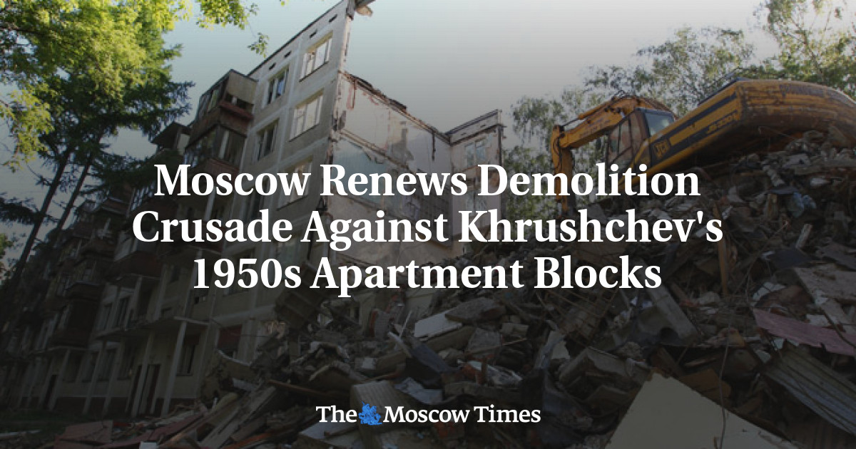 Moscow Renews Demolition Crusade Against Khrushchev's 1950s Apartment ...