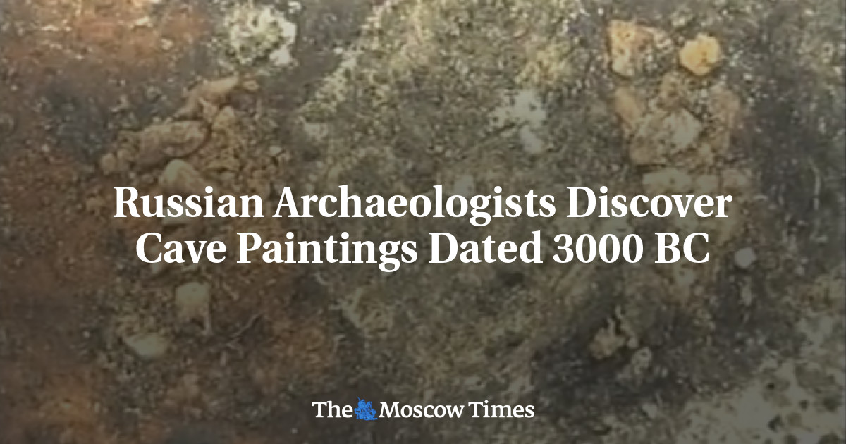 Russian Archaeologists Discover Cave Paintings Dated 3000 BC