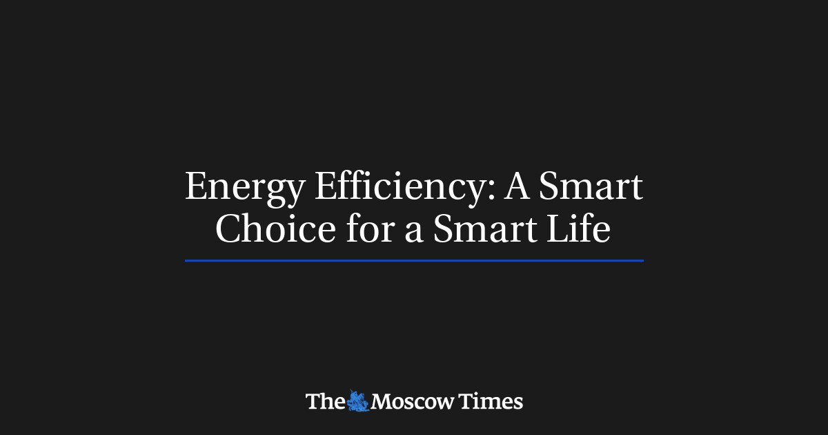 Energy Efficiency: A Smart Choice for a Smart Life