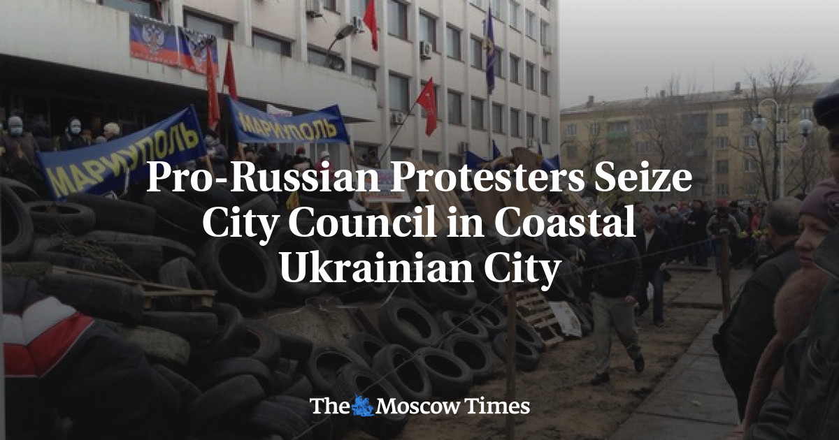 Pro-Russian Protesters Seize City Council in Coastal Ukrainian City