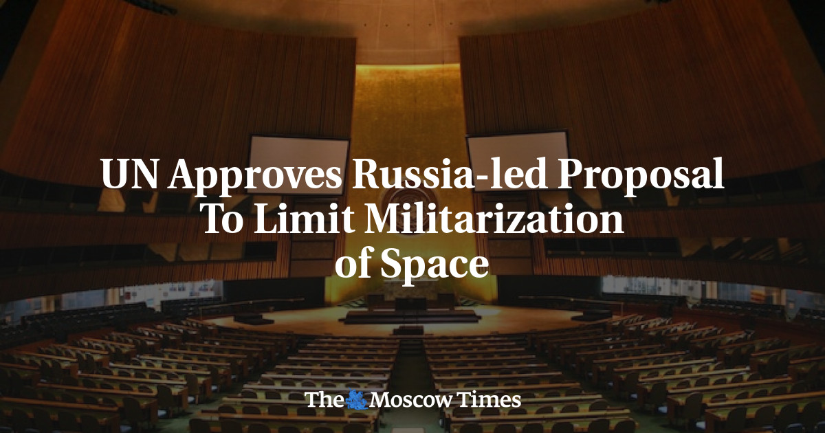 UN Approves Russia-led Proposal To Limit Militarization of Space