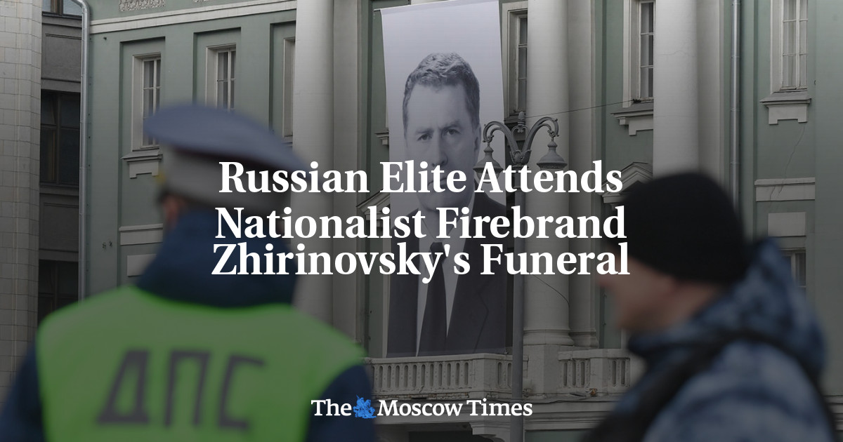 Russian Elite Attends Nationalist Firebrand Zhirinovsky's Funeral - The ...