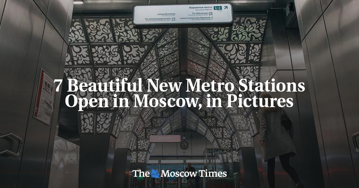 7 Beautiful New Metro Stations Open in Moscow, in Pictures
