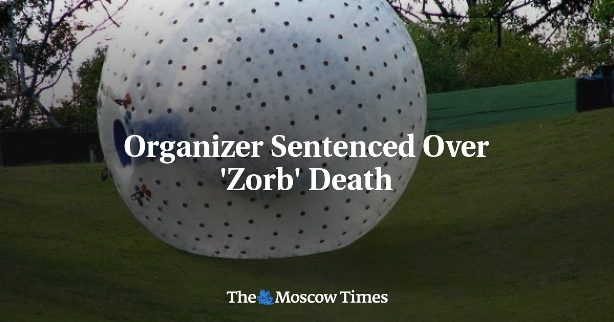Organizer Sentenced Over 'Zorb' Death