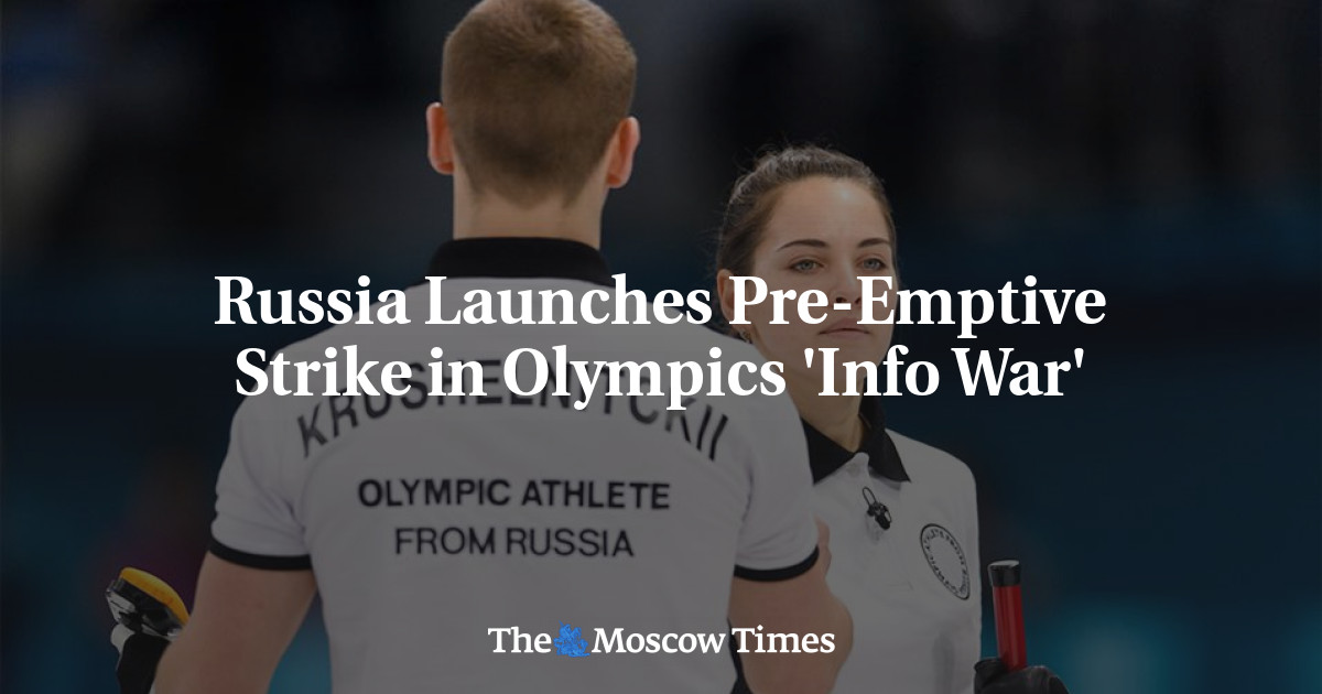 Russia Launches Pre-Emptive Strike in Olympics 'Info War'