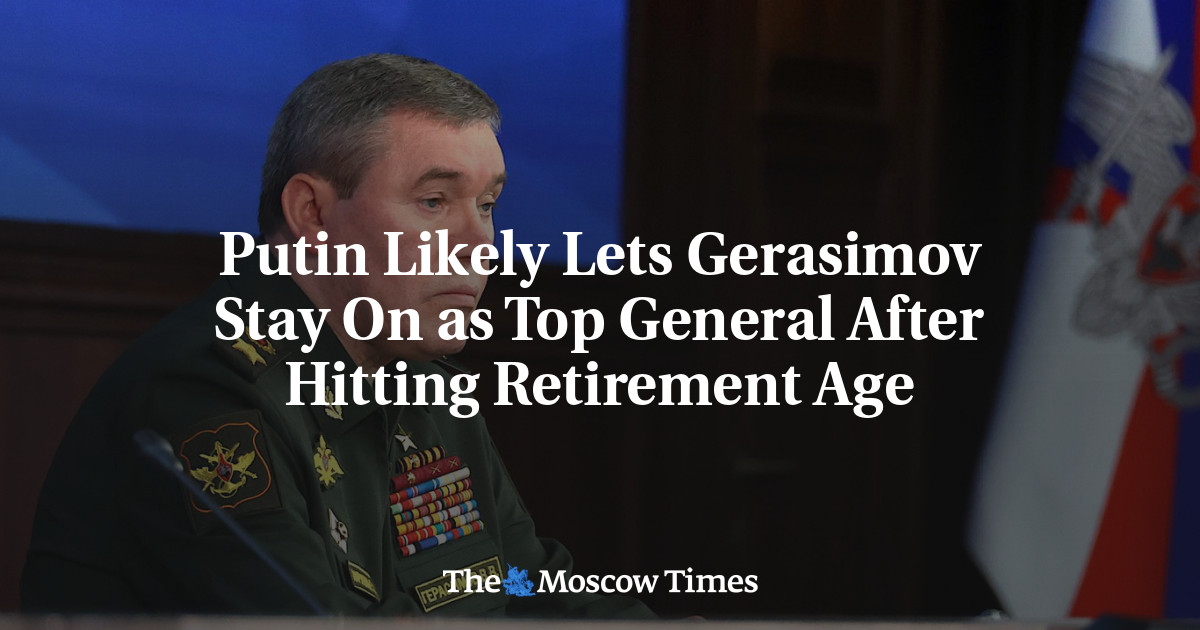 Putin Likely Lets Gerasimov Stay On as Top General After Hitting ...