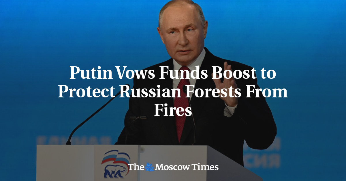 Putin Vows Funds Boost to Protect Russian Forests From Fires - The ...