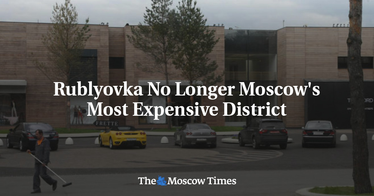 Rublyovka No Longer Moscow's Most Expensive District