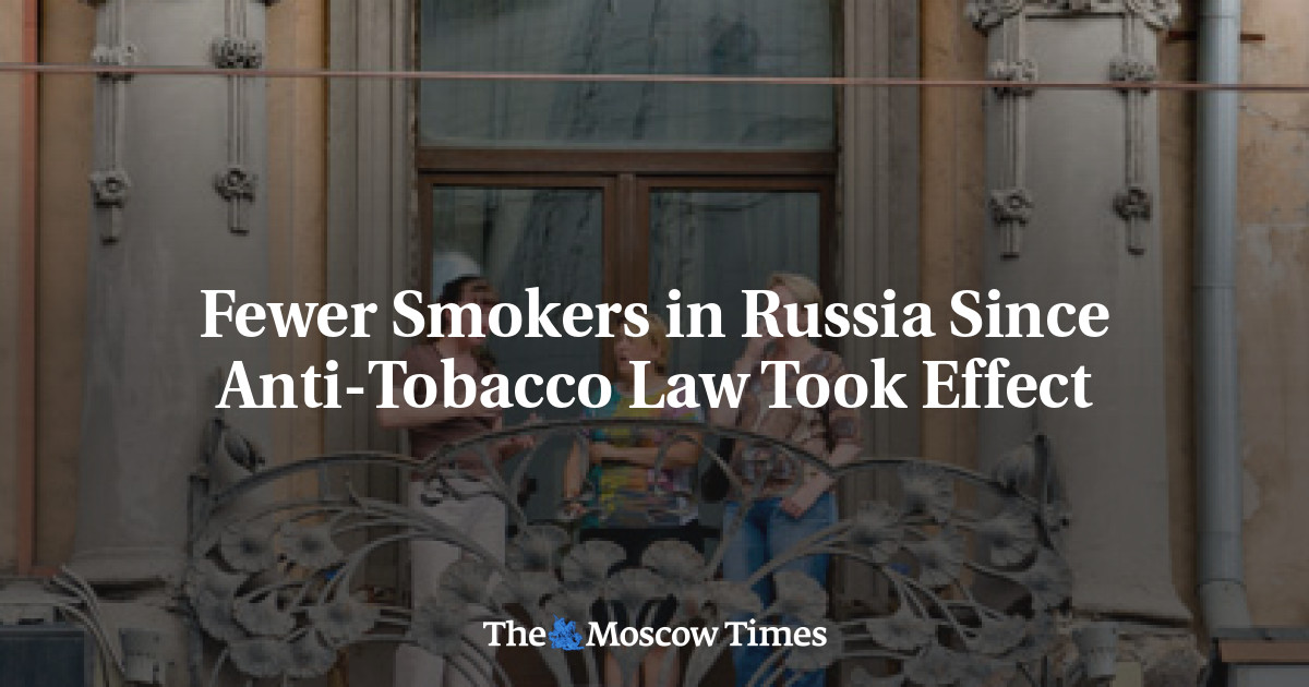 Fewer Smokers in Russia Since Anti-Tobacco Law Took Effect