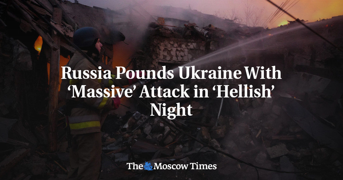Russia Pounds Ukraine With ‘Massive’ Attack in ‘Hellish’ Night - The ...