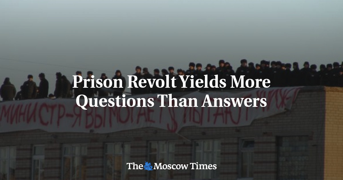 Prison Revolt Yields More Questions Than Answers