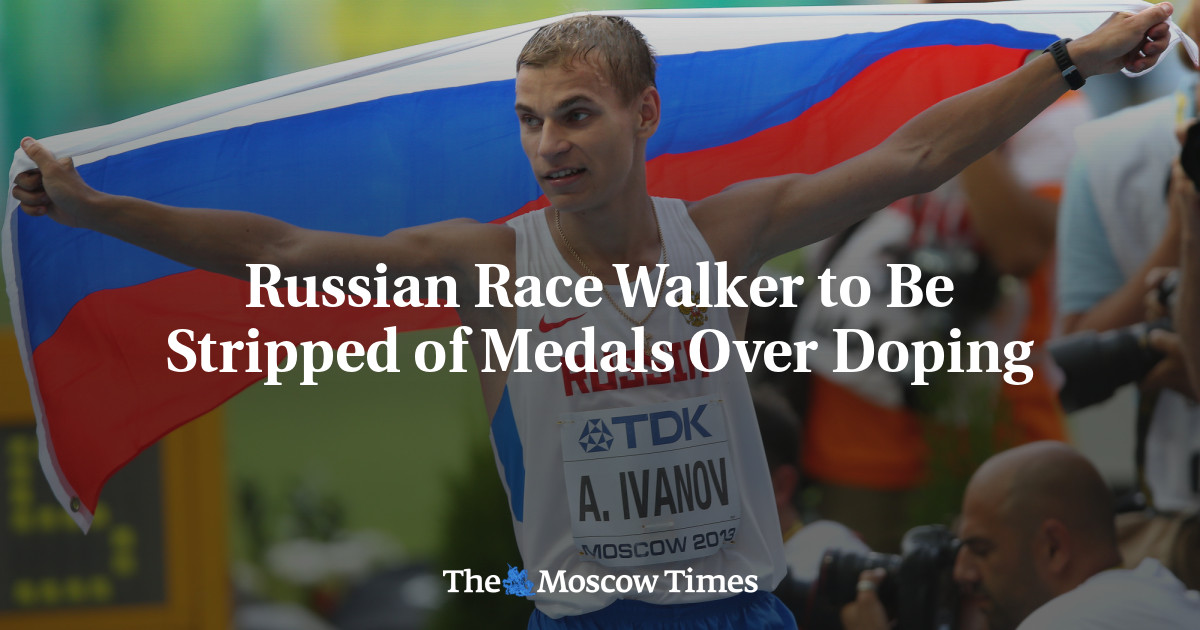 Russian Race Walker to Be Stripped of Medals Over Doping - The Moscow Times
