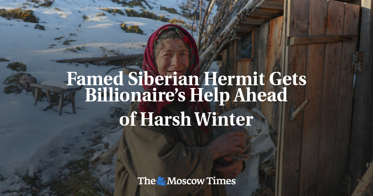 Famed Siberian Hermit Gets Billionaire’s Help Ahead of Harsh Winter ...
