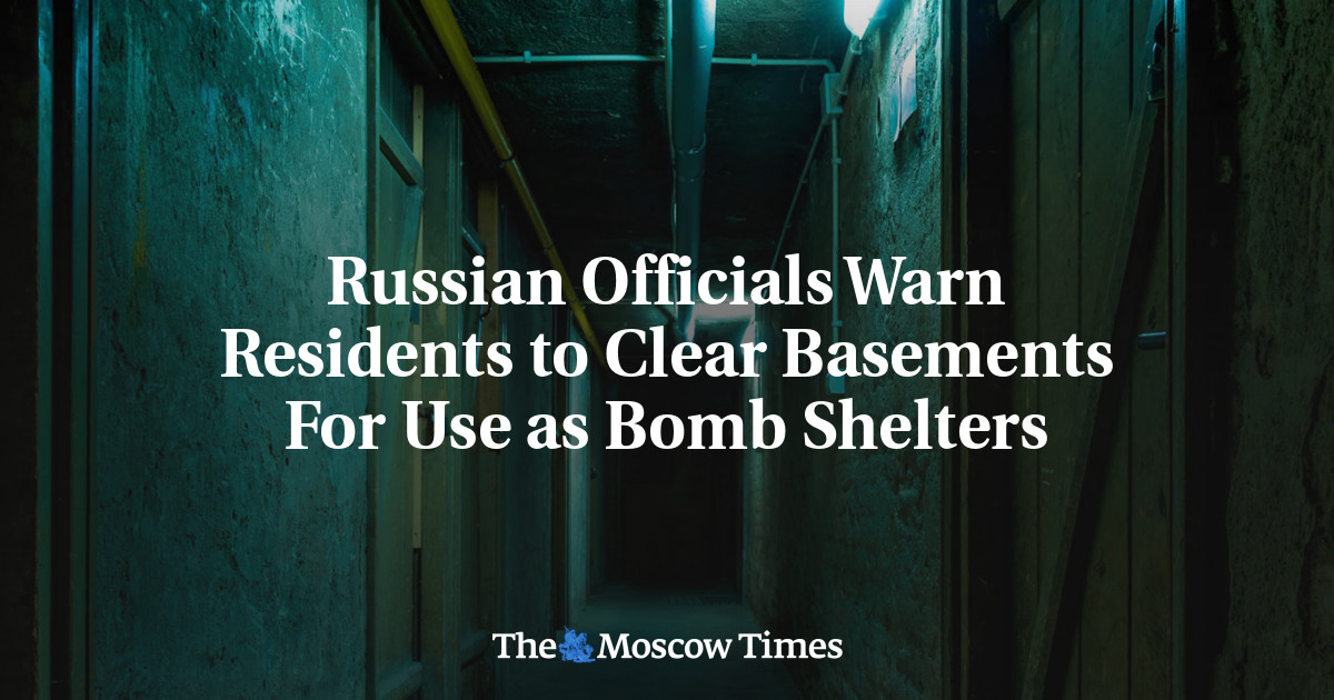 Russian Officials Warn Residents to Clear Basements For Use as Bomb ...