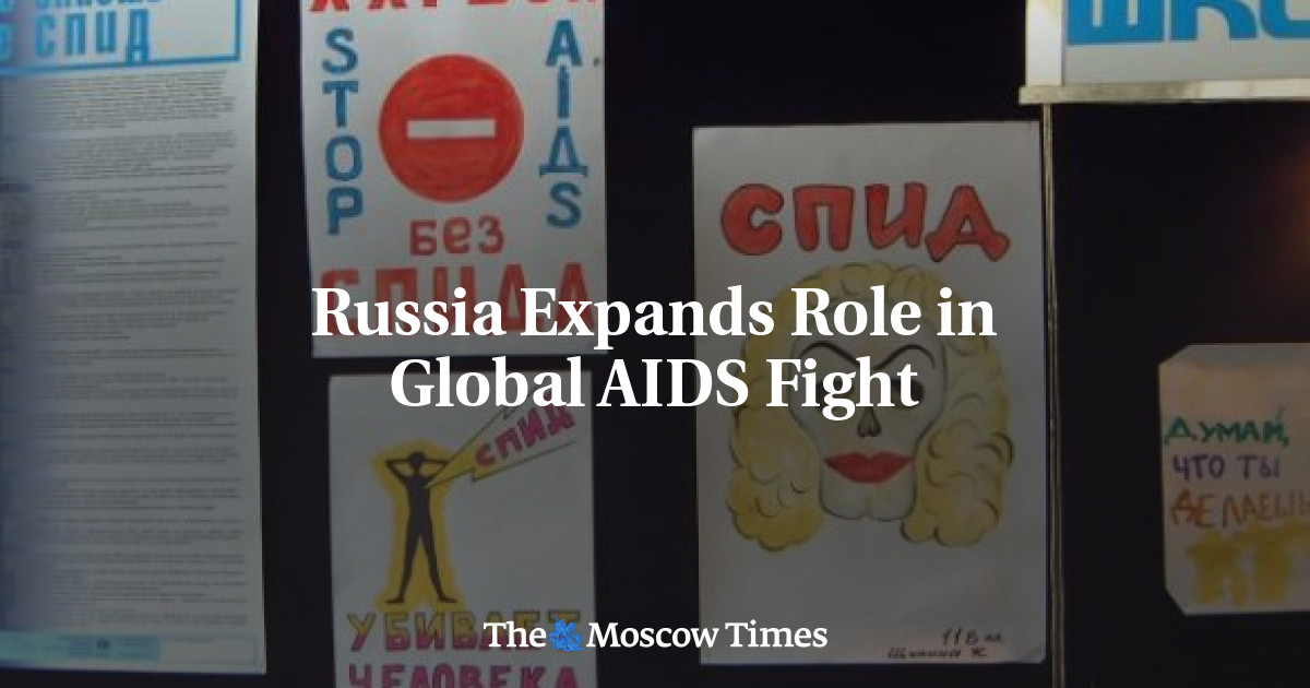 Russia Expands Role in Global AIDS Fight