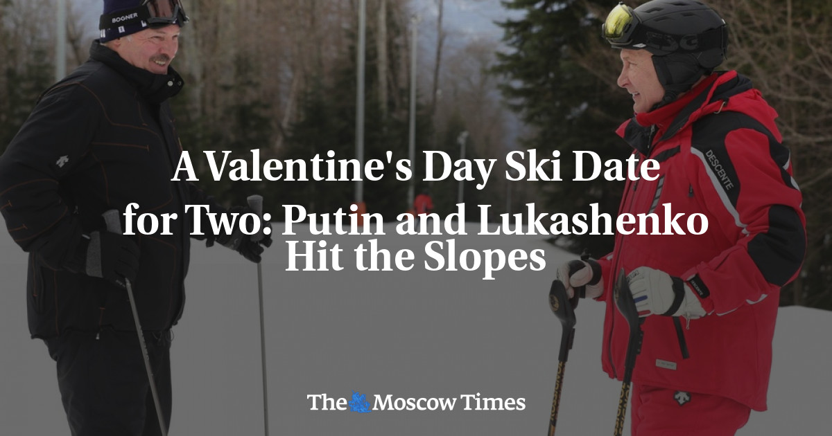 A Valentine's Day Ski Date for Two: Putin and Lukashenko Hit the Slopes ...