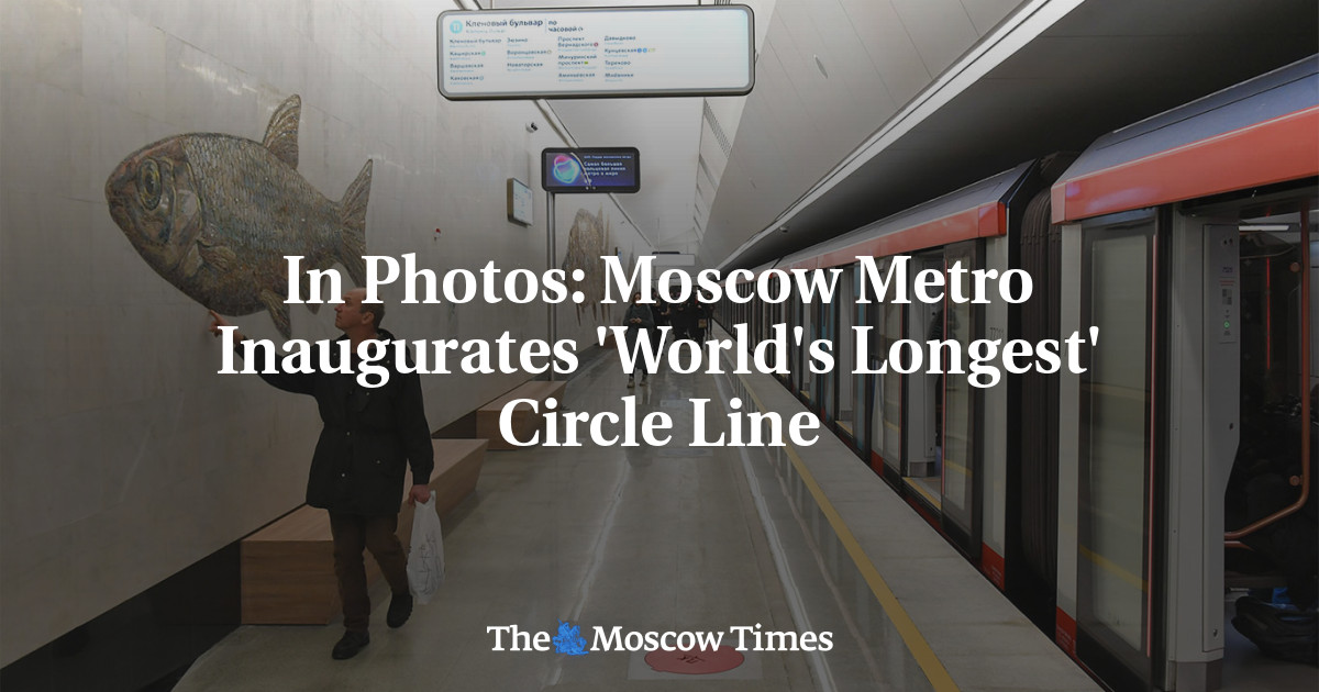 In Photos: Moscow Metro Inaugurates 'World's Longest' Circle Line - The ...