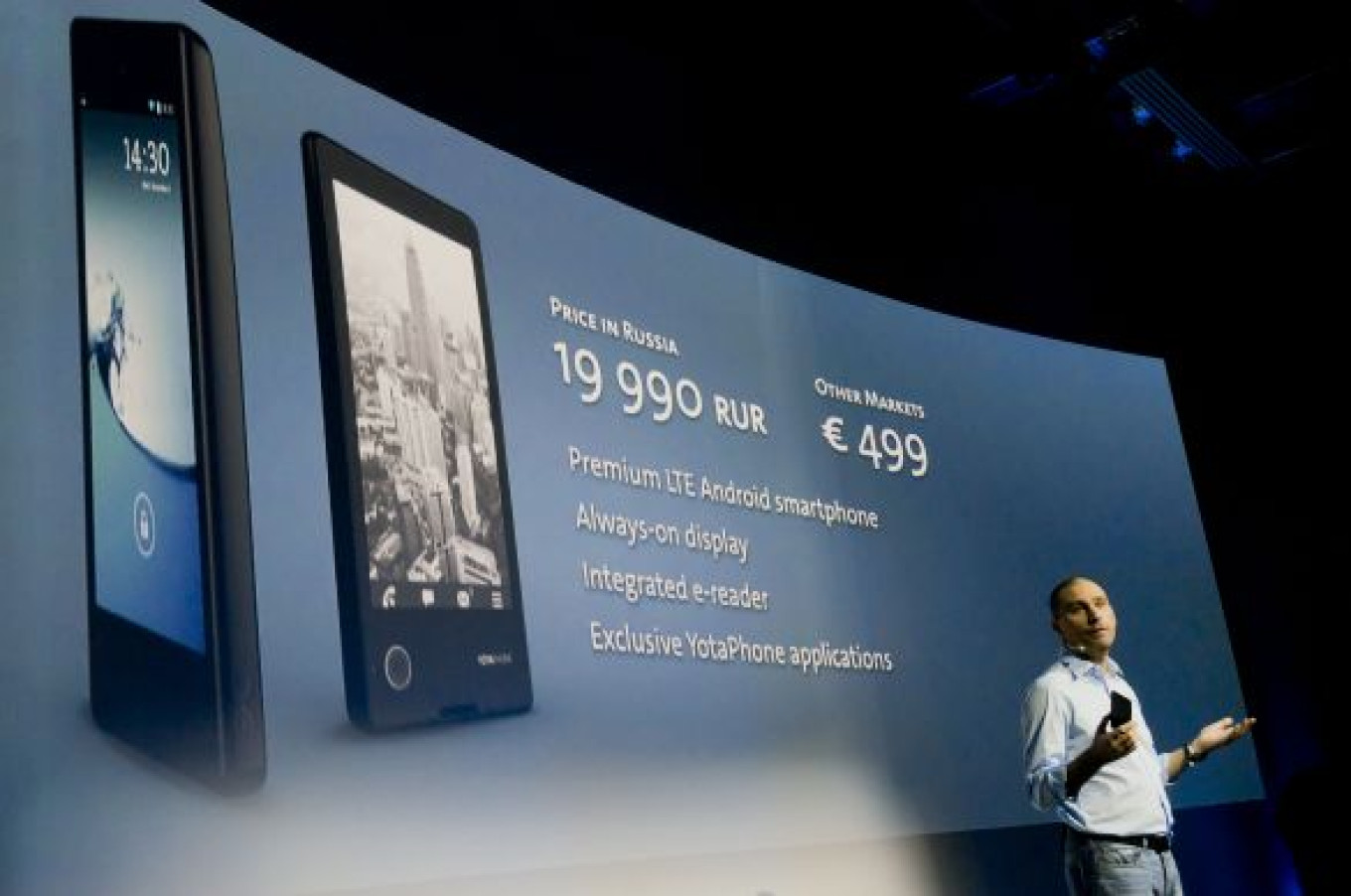 Yota Launches Double-Sided Russian Smartphone Across Europe